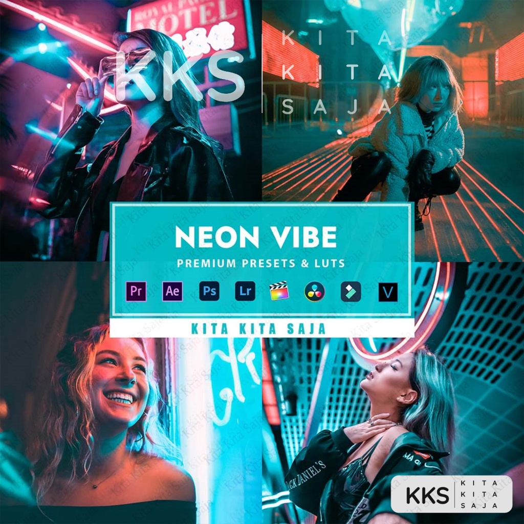 Jual Neon Vibe - Premium Preset Lightroom Foto dan Video LUT LUTs VN ...