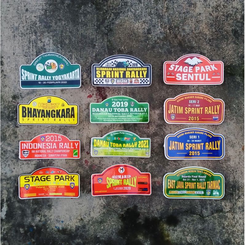 Jual sticker rally indonesia logo tag | Shopee Indonesia