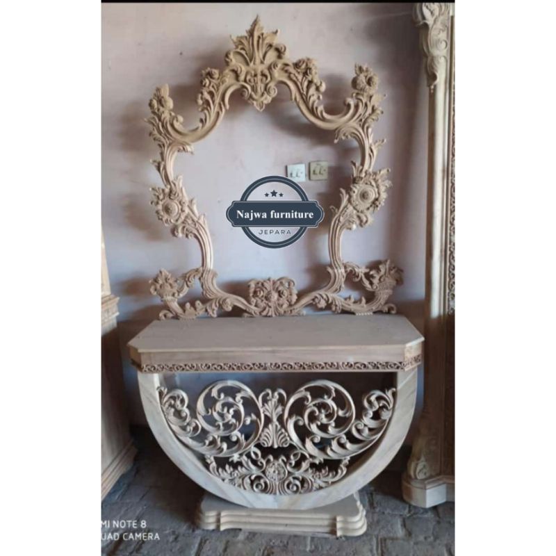 Jual MEJA RIAS UKIR MEWAH TOLET JATI (non warna) | Shopee Indonesia