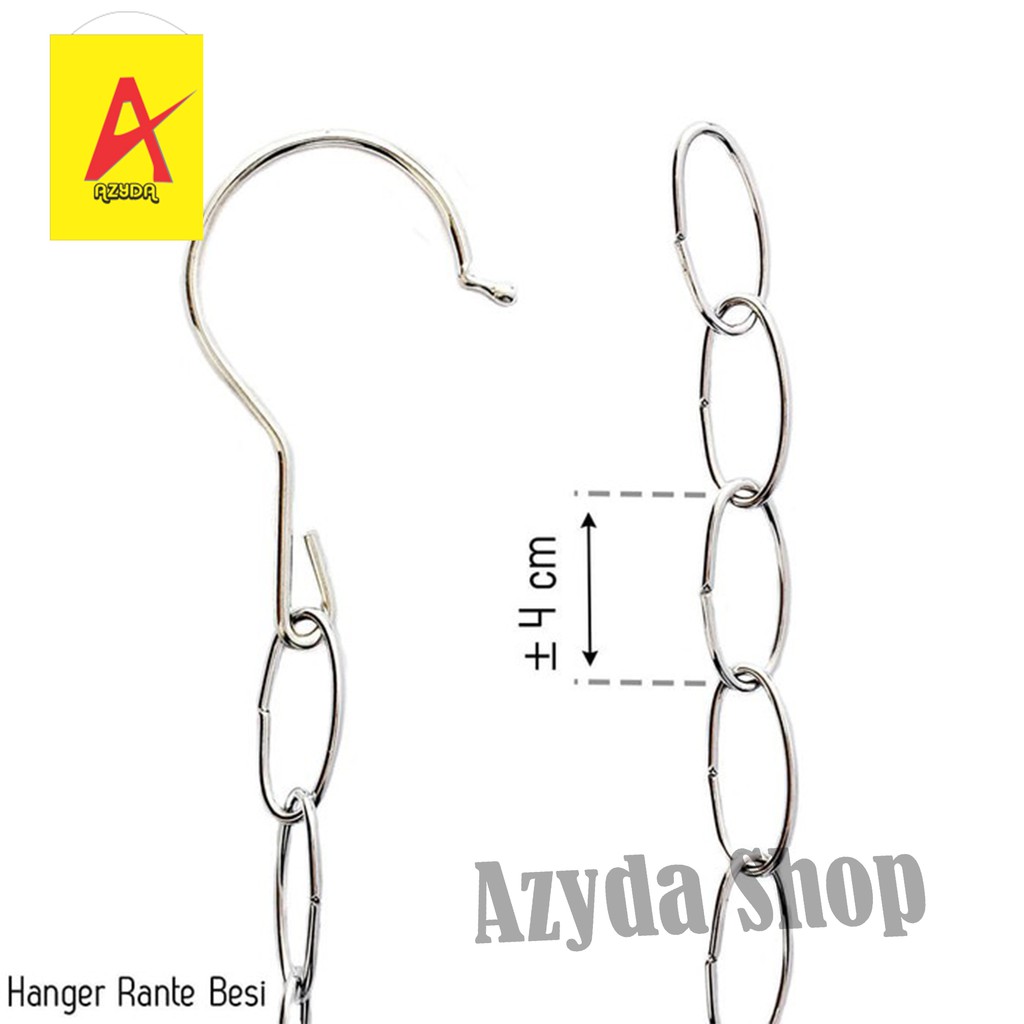 Jual Gantungan Pajangan Ring Untaian Hanger Rantai Besi Stainless ...