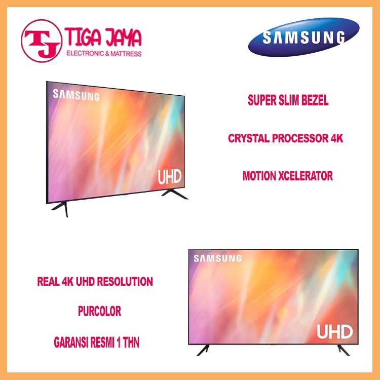 Jual SAMSUNG 50AU7700 TV LED 50AU 7700K 4K Smart TV UHD 50 Inch 50AU7700K | Shopee Indonesia