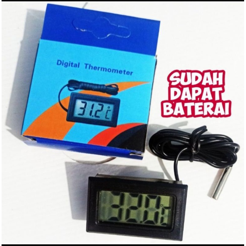 Jual Termometer mini digital/suhu/incubasi/promo/incubator/reptil ...