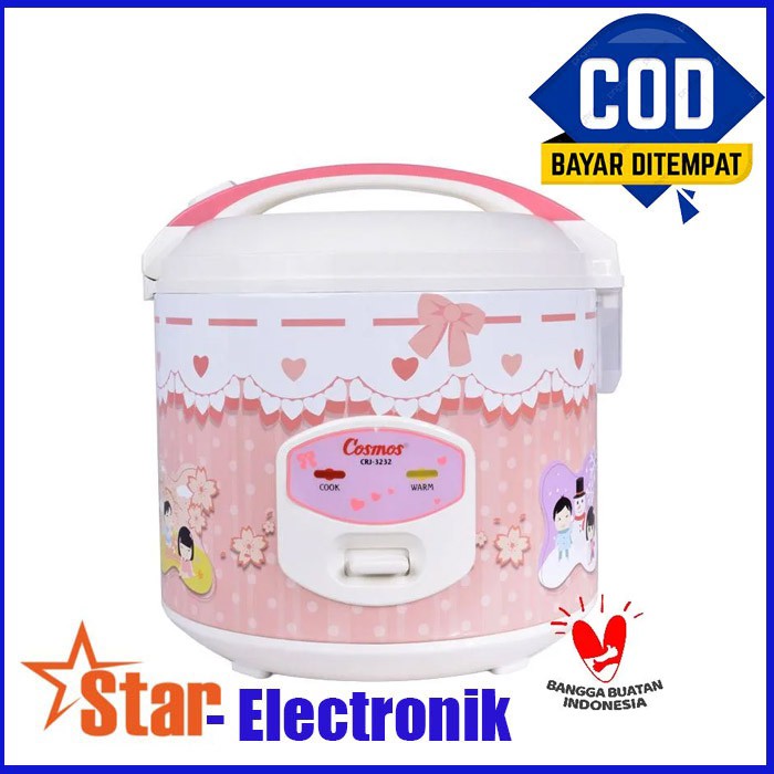 Jual COSMOS CRJ-3232 Magic Com / Rice Cooker 3in1 Ukuran 2 Liter ...