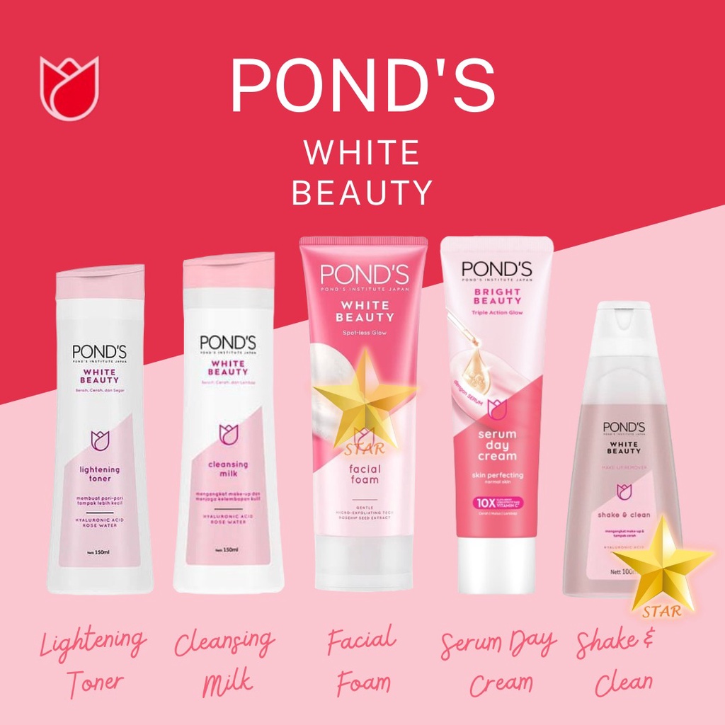 Jual AS Ponds White Beauty Bright Miracle Facial Foam / Cleanser ...