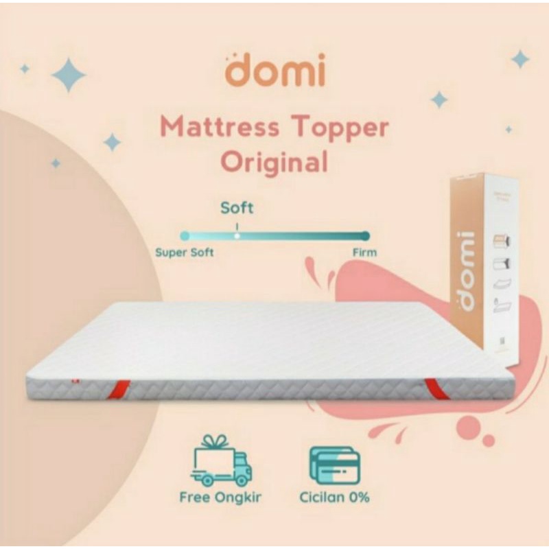 Jual Domi Mattress Topper 6 Cm 90 100 120 160 180 200 x 200 Cm Topper ...