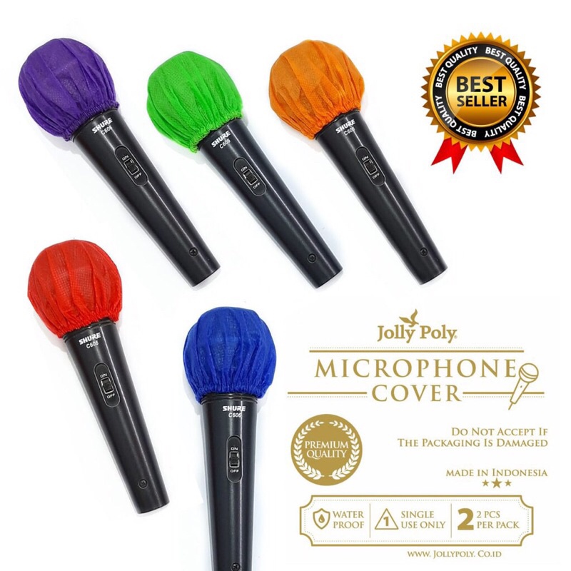 Jual Sarung microphone / cover mic / busa microphone isi 2 premium ...