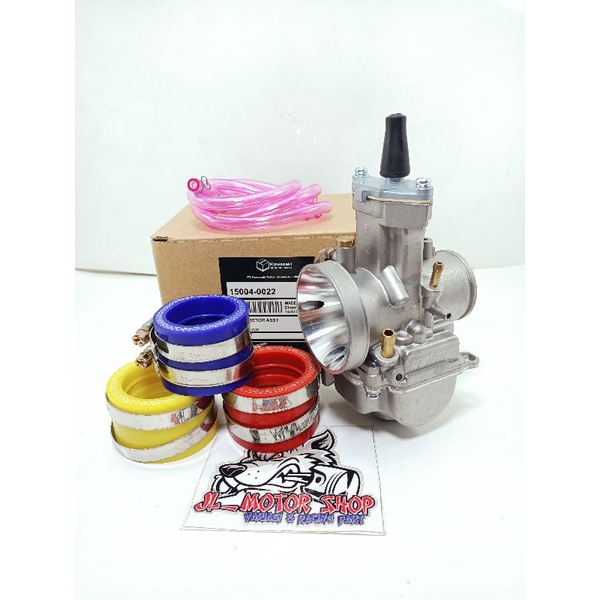 Jual KARBURATOR KARBU PWK 21 24 26 28 30 32 34 Keihin Kx85 UNIVERSAL Mudah Setting Plus Karet ...