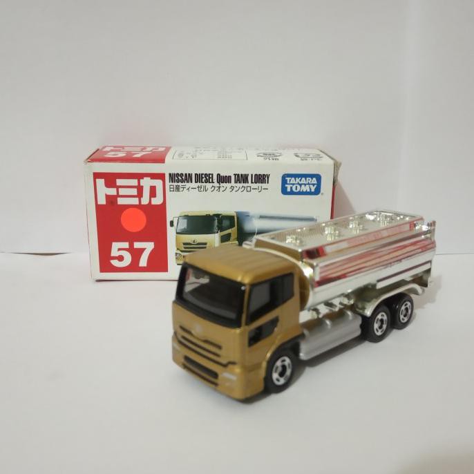 Jual Tomica no 57 Nissan Diesel Quon tank lorry trcuk diecast truk murah | Shopee Indonesia