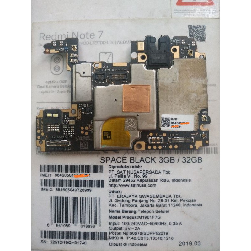 Jual Mesin Xiaomi Redmi Note 7 | Shopee Indonesia