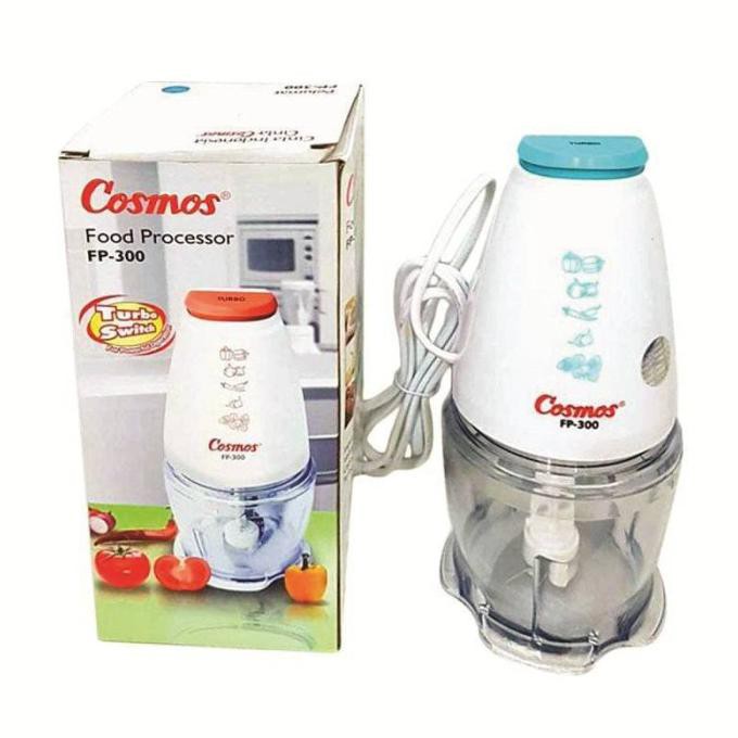 Jual Blender Mini Penghalus Food Processor Cosmos Fp 300 - Biru - Promo ...