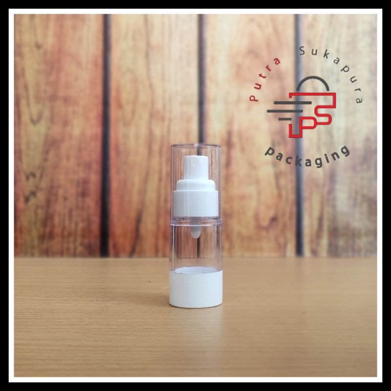 Jual Botol airless spray 15ml bening acrylic import / botol spray 15ml ...