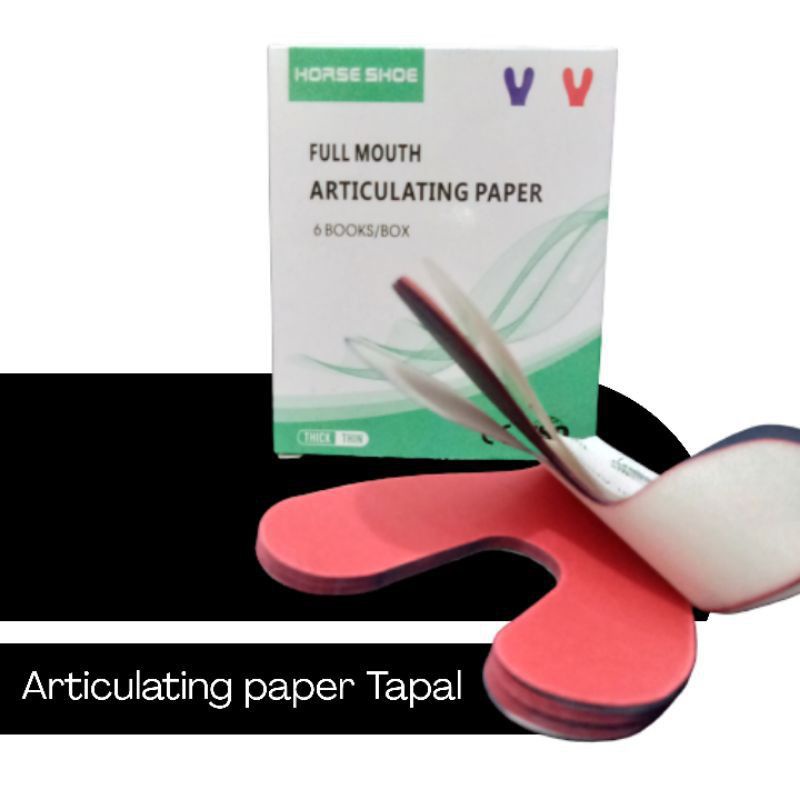 Jual DENTAL ARTICULATING PAPER FULL MOUTH | Shopee Indonesia