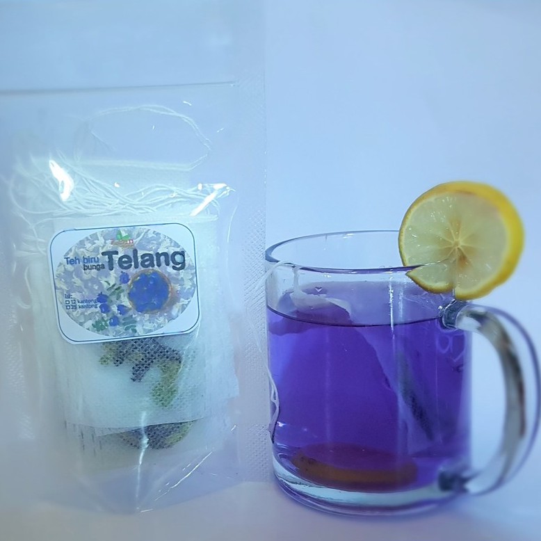 Jual Teh Bunga Telang / Teh Biru / Blue Tea Kemasan Kantong / Dried ...