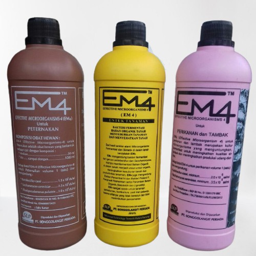Jual EM4 EFFECTIVE MICROORGANISMS 4 - ISI 1 LITER | UNTUK TANAMAN ...