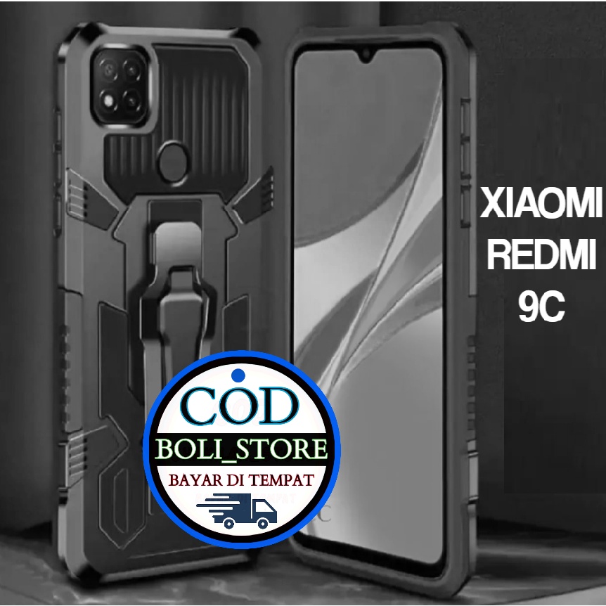 Jual CASE ROBOT XIAOMI REDMI 9C Casing Armor Terbaru, Sarung HP Pelindung dengan Sandaran ...