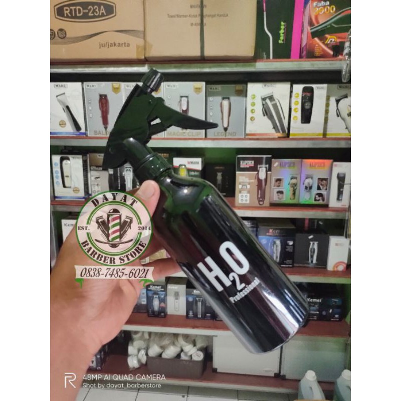Jual Botol Spray Barbershop Salon Profesional Botol h2o 500ml | Shopee ...