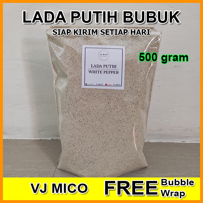Jual LADA PUTIH BUBUK ORDERAN KHUSUS 500GR | Shopee Indonesia