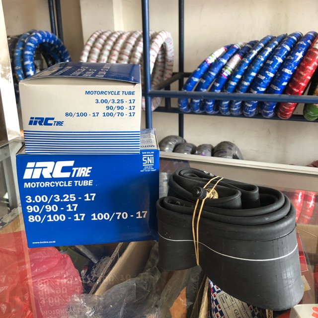 Jual Ban Dalam Motor merk IRC 3.00/3.25-17; 90/90-17; 80/100-17; 100/70 ...