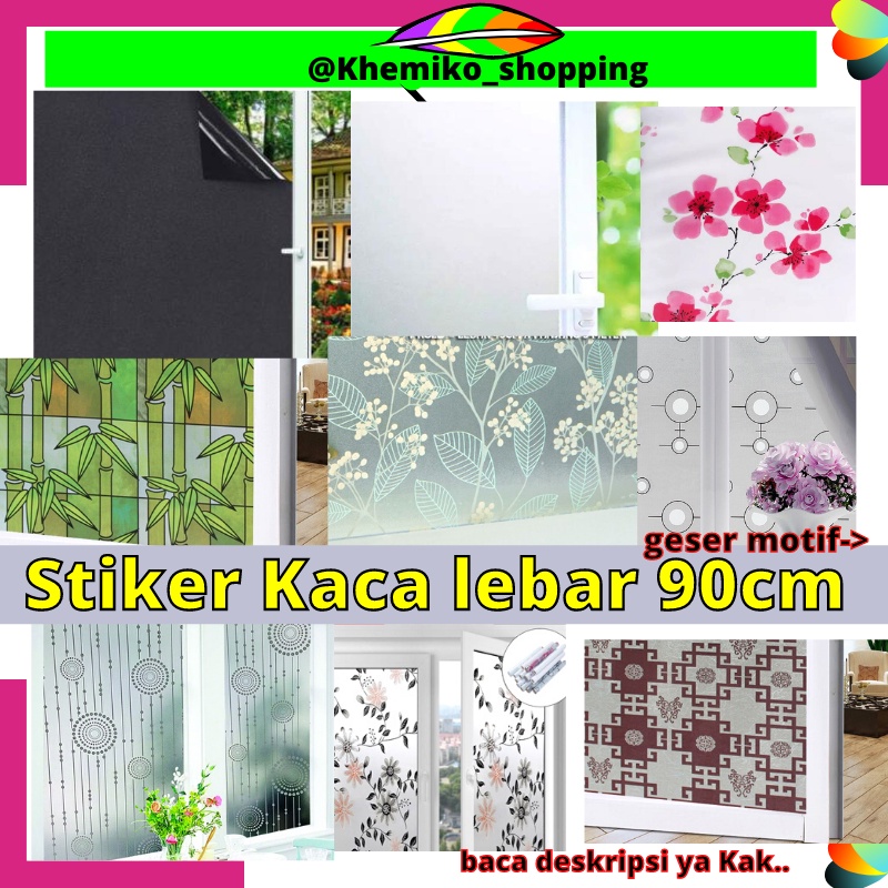 Jual STIKER STICKER KACA lebar 90cm SANBLAST SANBLAS SUNBLAST SUN BLAST ...