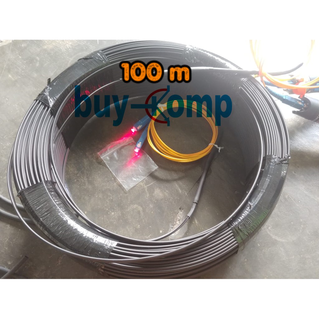 Jual 2core KABEL FO PRECON 2 CORE - 60, 70, 80, 100, 120m FIBER OPTIC ...