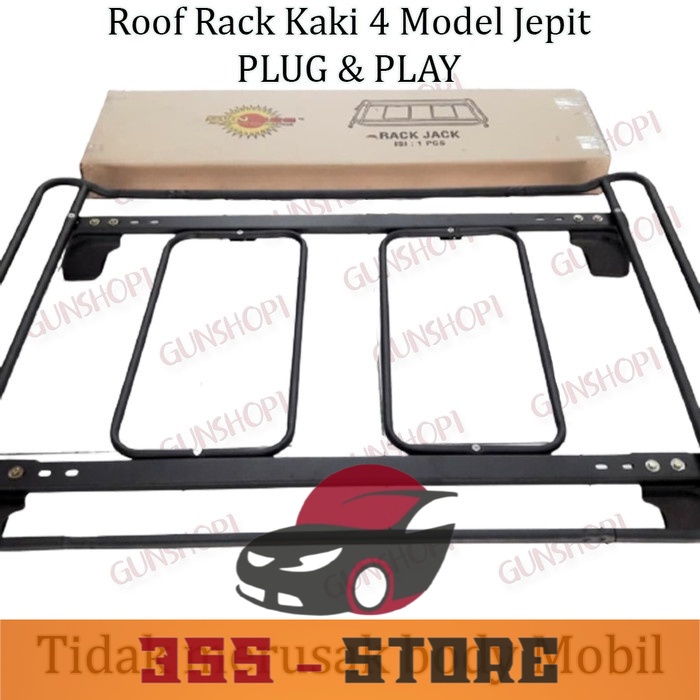 Jual Rak Atap Mobil Kaki 4 / Roof Rak/ Roofrack Sunrise Atas Universal ...