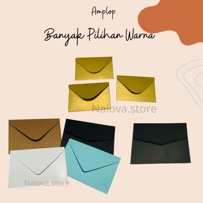 Jual Amplop Vintage / Amplop Warna-Warni / Amplop Hitam / Amplop Rustic ...