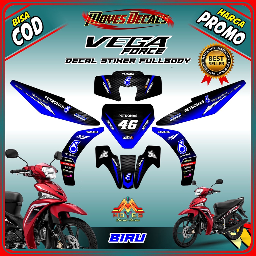 Jual decal vega force new fullbody monsterr energy biru - decal Vegar ...