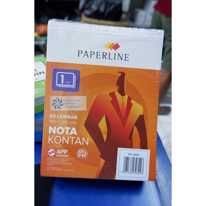Jual Buku Nota Paperline B1 1 Rangkap / 1Ply Besar isi 50 Lembar RJT ...