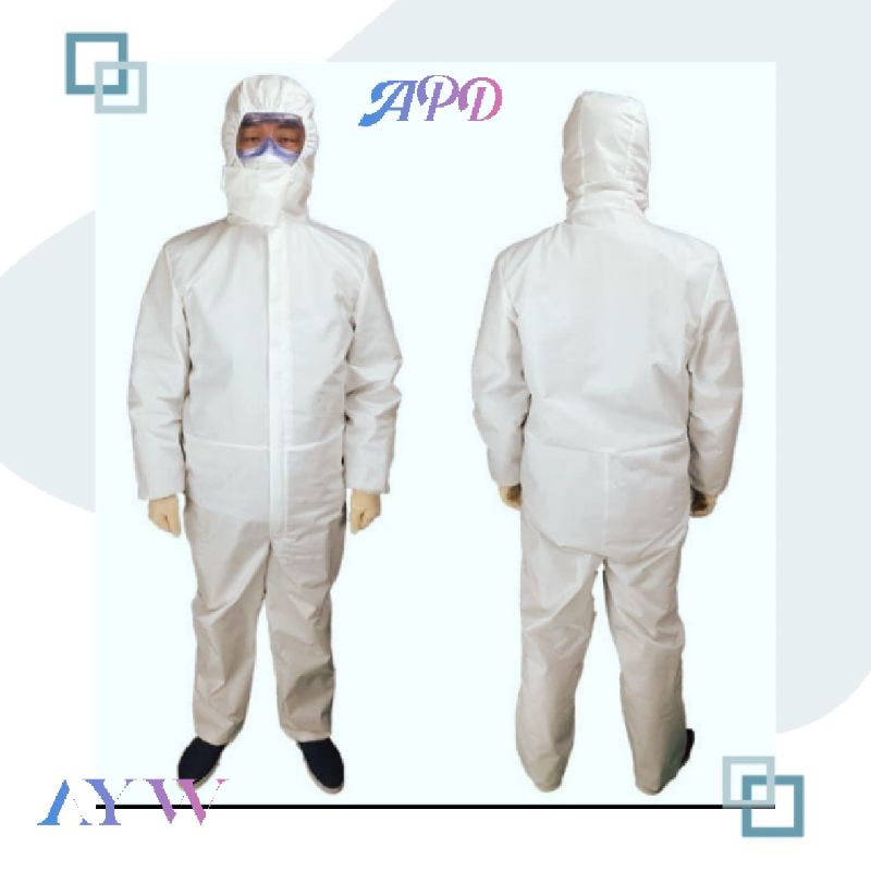 Jual Seragam APD Hazmat Suit SF Nonwoven Coverall Perlengkapan Medis ...