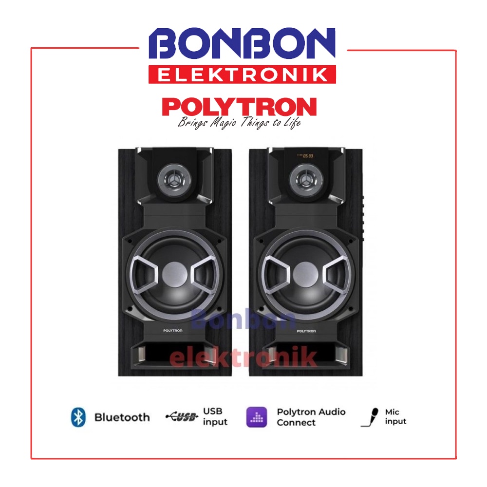 Jual Polytron Speaker Aktif Bluetooth PAS-8E10 / PAS8E10 | Shopee Indonesia