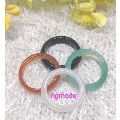 Jual cincin manau batu agate | Shopee Indonesia