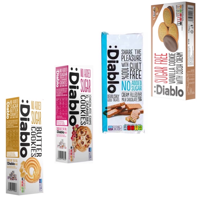 Jual Diablo Wafer Milk Chocolate / Diablo Cookies / Diablo / Cookies ...