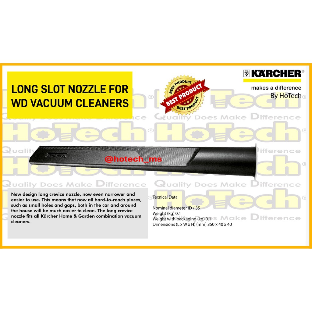 Jual Extra Long Nozzle For Vacuum Cleaner | Karcher | Extra Long Nozzle ...