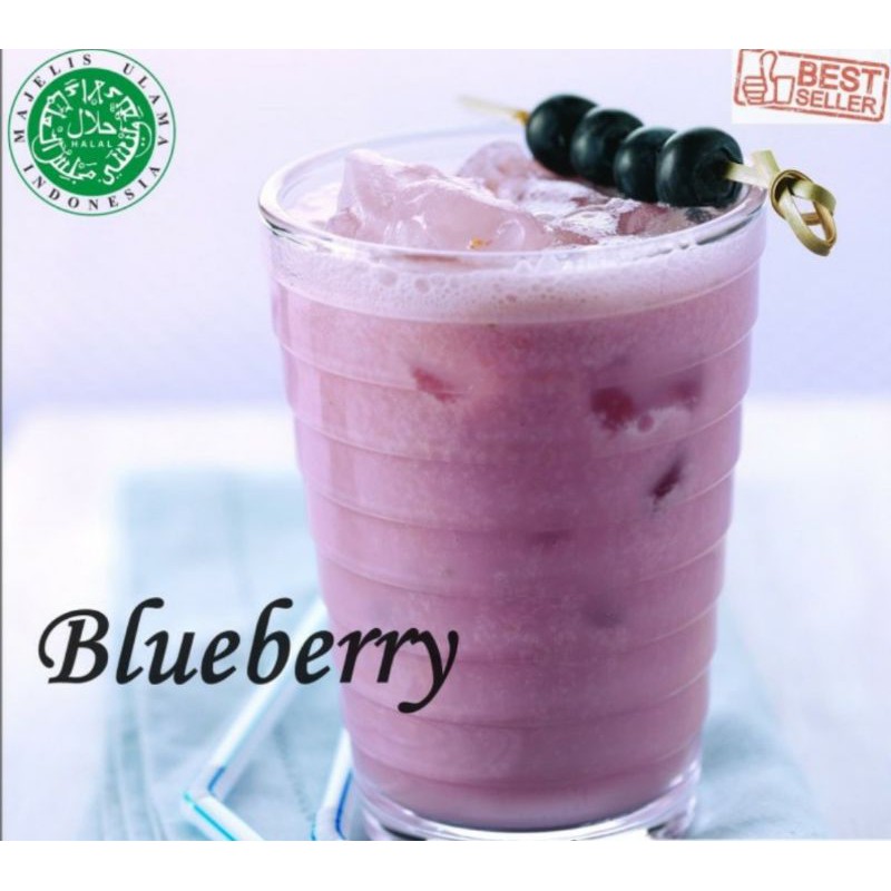 Jual Bubuk Minuman Blueberry 1 Kg/ powder rasa blueberry 1kg | Shopee ...