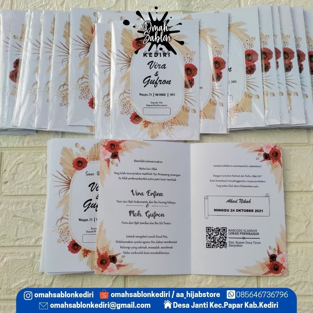 Jual UNDANGAN PERNIKAHAN CUSTOM | Shopee Indonesia