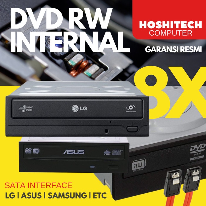 Jual DVD RW Internal LG ASUS SAMSUNG Sata SPEEDBURN 8X- 24X| GARANSI ...