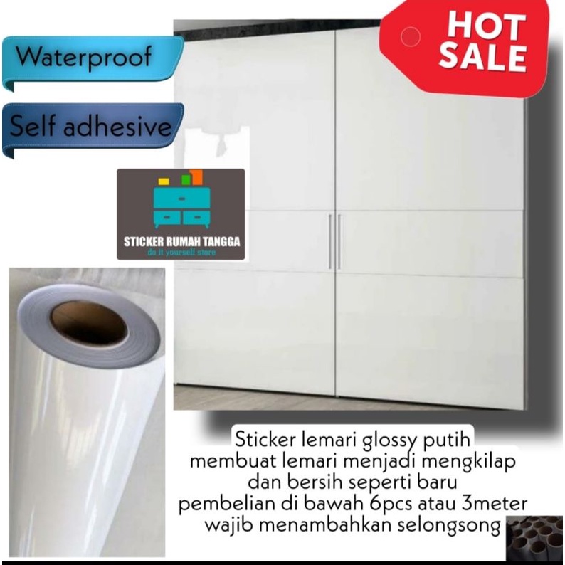 Jual Sticker pelapis lemari meja kitchenset bahan PREMIUM meja kulkas ...