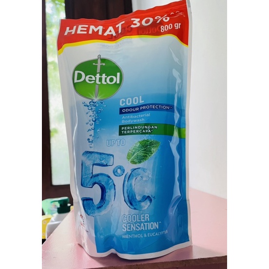 Jual DETTOL BODY WASH COOL POUCH 800ML ORIGINAL TERMURAH SURABAYA ...