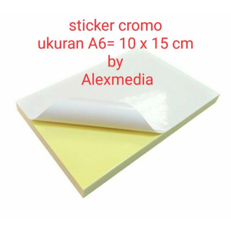 Jual Sticker Cromo A6 10x15 cm | Shopee Indonesia