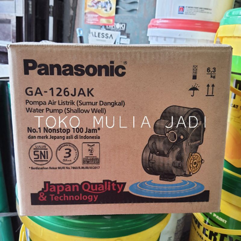 Jual Pompa air PANASONIC GA 126 JAK otomatis ori / mesin auto ga126 126jak | Shopee Indonesia
