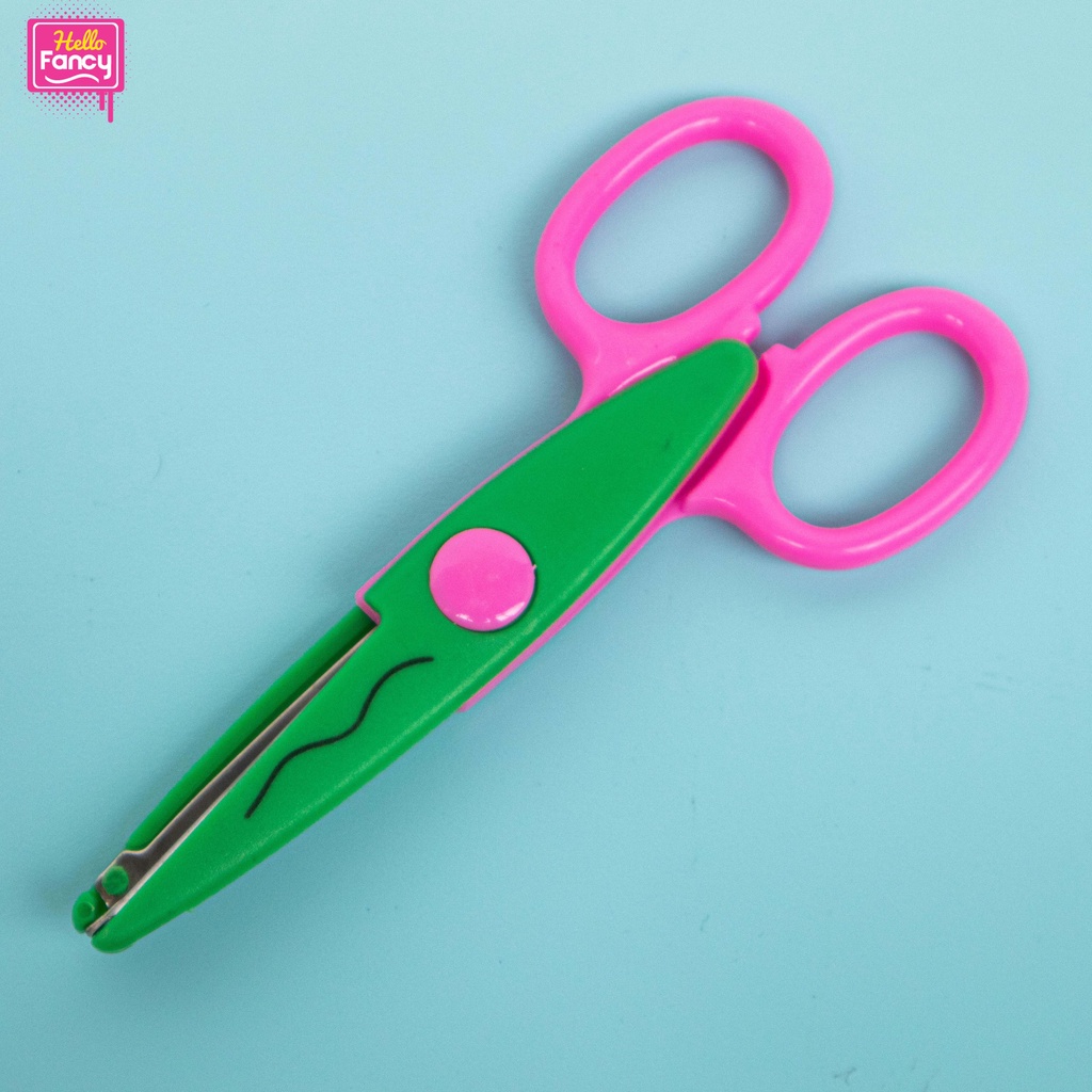 Jual Gunting Kertas Gerigi Kids Scissor / Gunting Kertas Anak TY-6018 ...