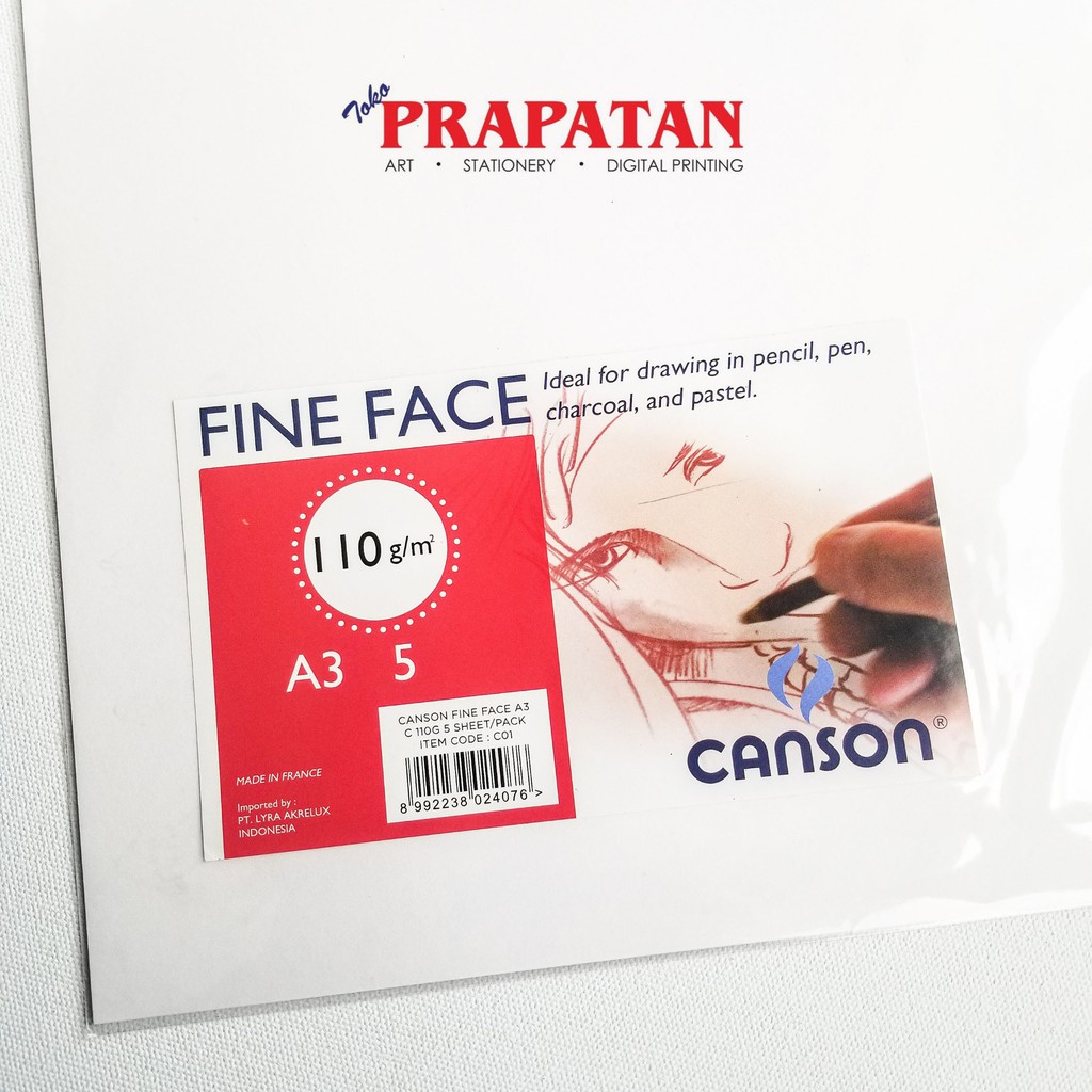 Jual Canson Fine Face A3 Drawing Paper 110gsm | Kertas Gambar | Shopee ...