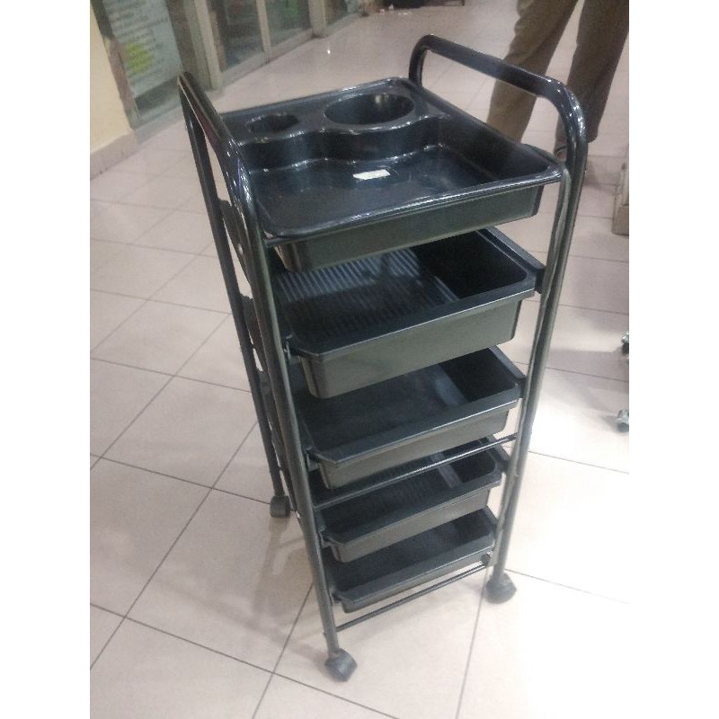 Jual RAK SUSUN 5 WARNA HITAM TROLY | Shopee Indonesia