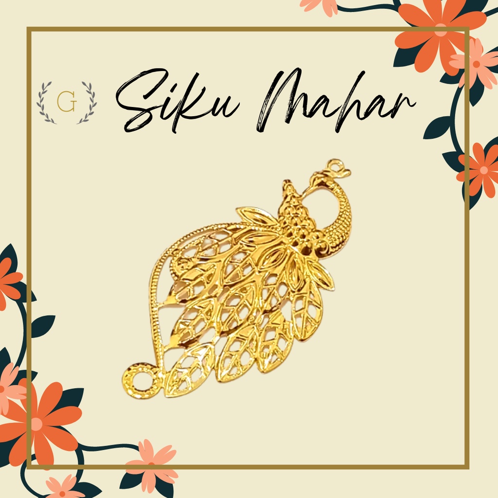 Jual TERMURAH!!! Siku Hantaran Bentuk Merak / Ornamen Siku Mahar ...
