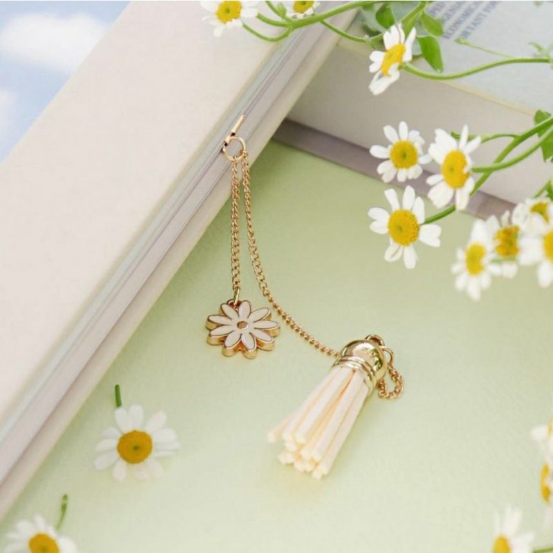 Jual [DAISO KOREA] Ready Stock Bookmark Pembatas Buku Chamomile Daisy ...