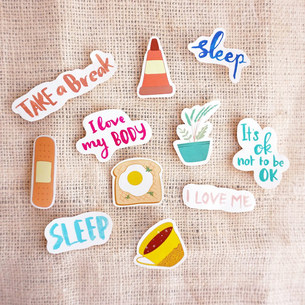 Jual Stickers - Self Care | Shopee Indonesia