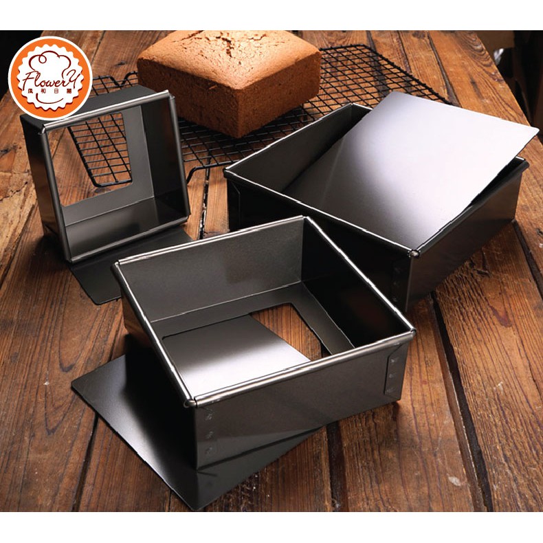 Jual Square Cake Pan Removable Bottom Hard Anodized – Loyang Kue ...