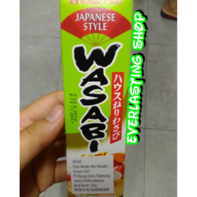 Jual House Neri Wasabi Tube ( Hot and Spicy ) Pasta Wasabi Made in ...