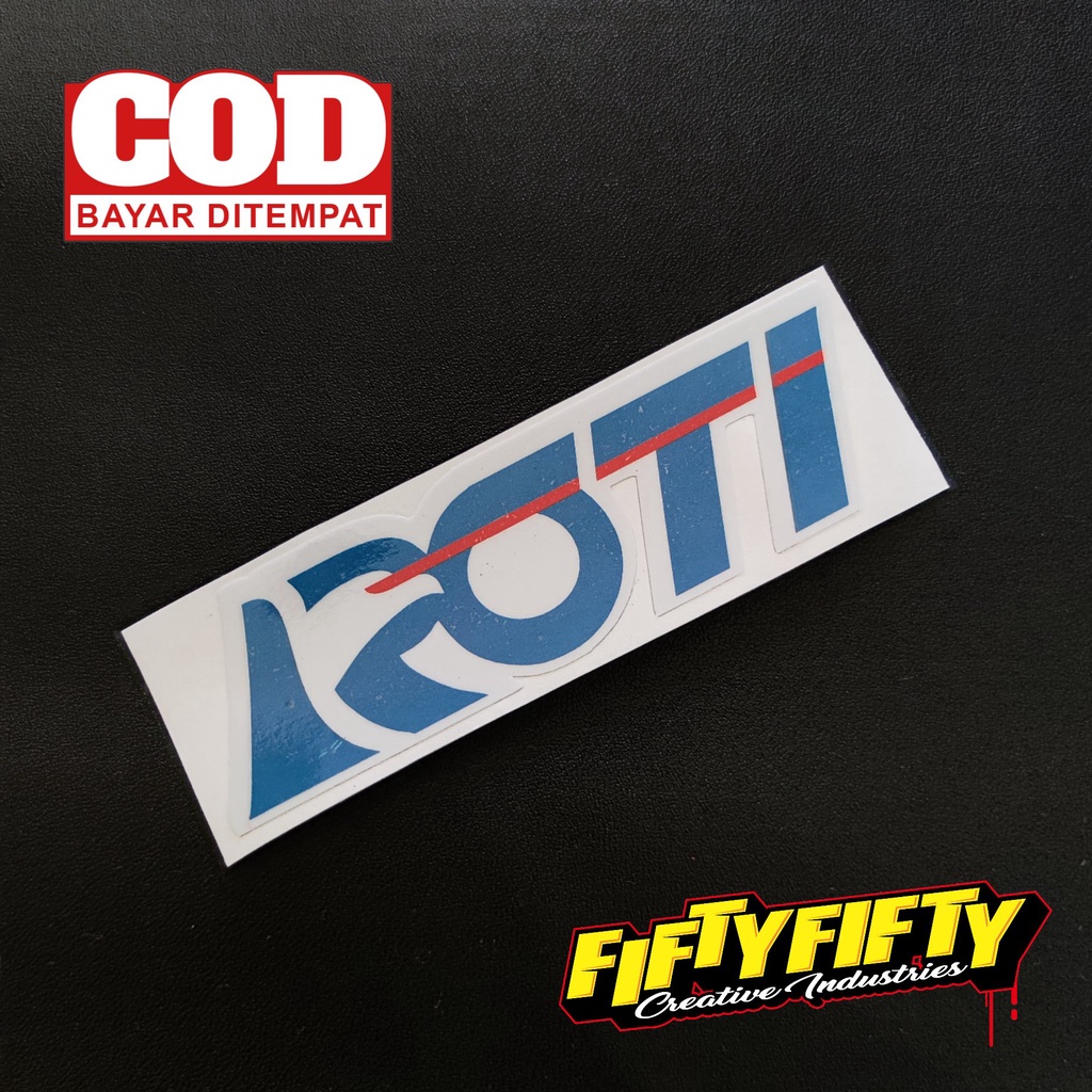 Jual Stiker Print Cut PLESETAN RCTI ROTI Stiker Printing Laminasi ...