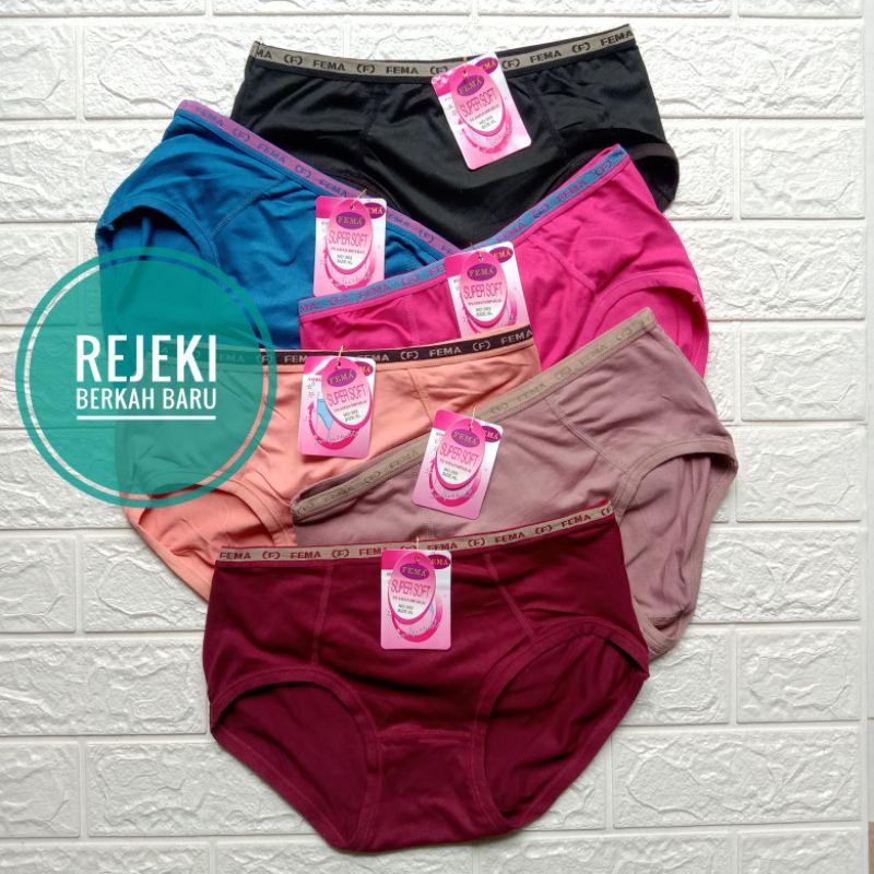Jual CD Celana Dalam Wanita Fema Panties 393/361/351 L-XL-3L (1pcs) | Shopee Indonesia